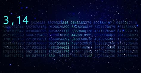 Pi Day Science Space Illustration Iinfinitely Concept Stock Illustration Download Image Now