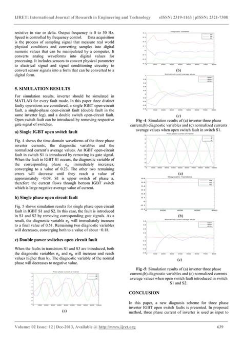 Open Switch Fault Diagnosis In Three Phase Inverter Pdf