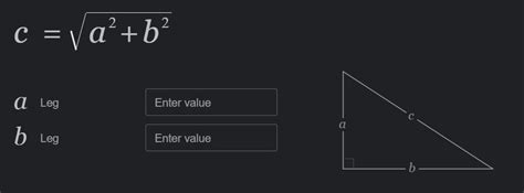 Pythagoras Theorem Formula Calculator Brainly In