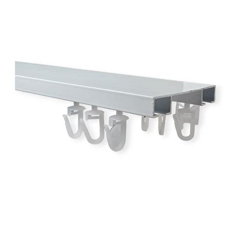 ᐉ Карниз стельовий подвійний алюмінієвий 300 см Білий 405 • Краща ціна в Києві Україні