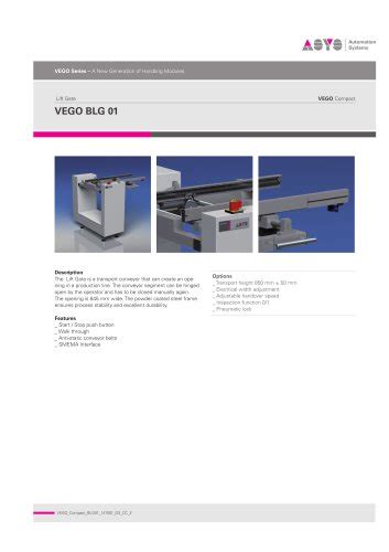 VEGO Dynamic AES D ASYS GROUP PDF Catalogs Technical Documentation Brochure