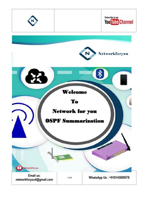 601 Ospf Summarization Pdf Internet Communications Protocols