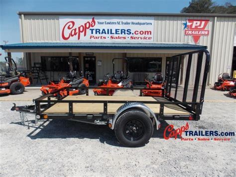 New 2024 Pj Trailers Pj U721031dsfk Utility Trailer
