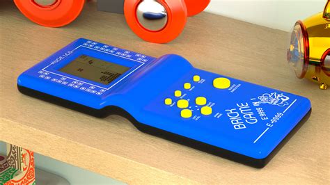 Tetris Brick Electronic Game Blue 3d Model 29 3ds Blend C4d Fbx Max Ma Lxo Obj Free3d