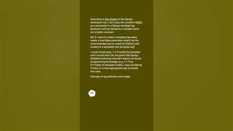 Django Custom Template Tag Which Accepts A Boolean Parameter Shorts Youtube