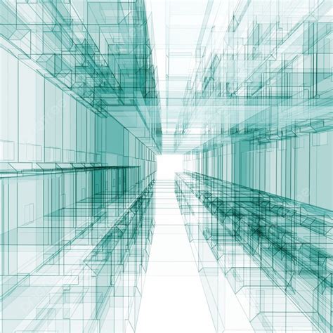 Abstract Interior 3d Rendering Abstract Interior Architecture Design