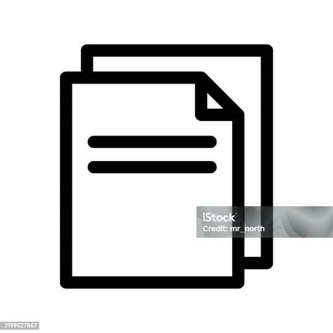 가는 선 스타일의 파일 아이콘입니다 벡터 일러스트 레이 션 그래픽 디자인 고립 색상에 대한 스톡 벡터 아트 및 기타 이미지 고립 색상 디자인 요소 로고 Istock