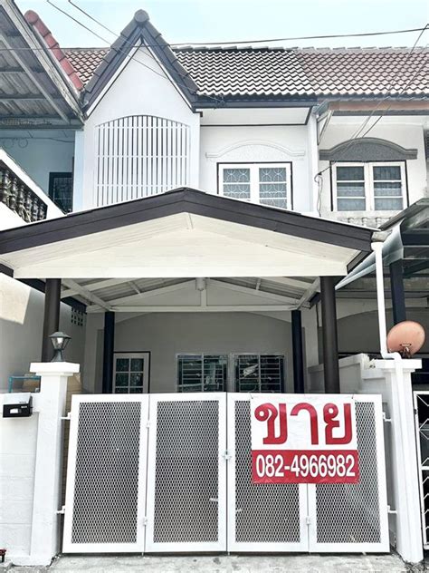 ขายด่วน ทาวน์เฮาส์ 2 ชั้น หมู่บ้านเคหะธานี 4 ซอยมิสทีน รามคำแหง ปรับปรุงพร้อมอยู่ ทำเลดี คลัง