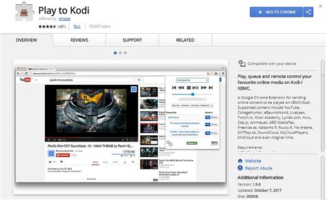 Play To Kodi Extension For Chrome Send Videos From Your Browser To Kodi Play To Kodi Extension For Chrome Send Videos From Your Browser To Kodi