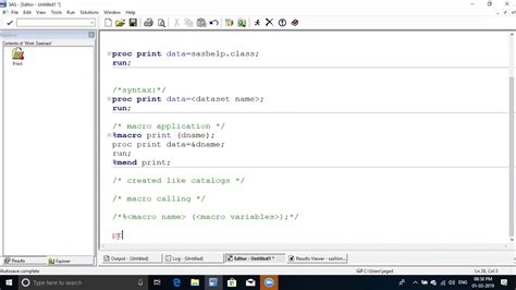Sas Macros1 How To Create Macros Youtube