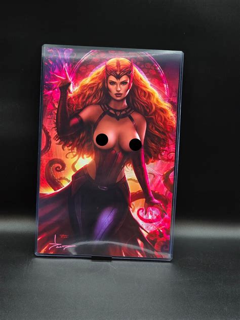 Wanda Topless Art Print Signed Sun Khamunaki Uncanny Toys And More