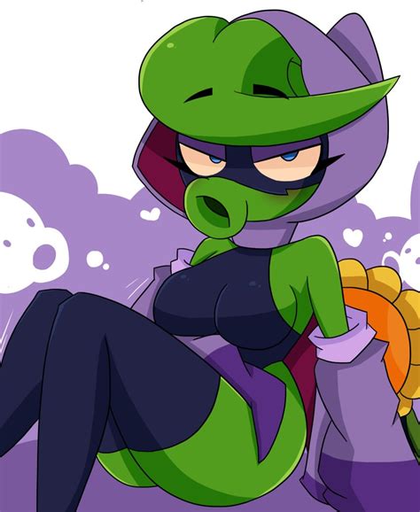 Rule 34 Green Shadow Pvz Peashooter Pvz Plantie Plants Vs Zombies