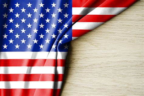 미국 플래그 미국의 패브릭 패턴 플래그 3d 일러스트레이션 텍스트의 뒷 공간으로 0명에 대한 스톡 사진 및 기타 이미지 0명 Weft 개념 Istock