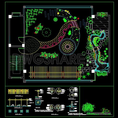 Free Download Of Detailed Autocad Drawings For Garden Design