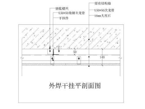 室内石材安装的10种常见构造做法及大理石背景墙安装要点 哔哩哔哩
