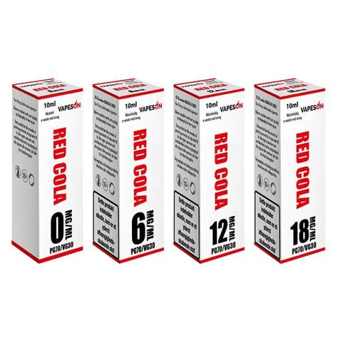 Vapeson Red Cola Nikotin Eu