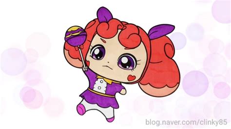 알쏭달쏭 캐치티니핑 삐짐핑 색칠하기 영상 네이버 블로그