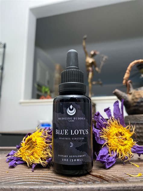 Blue Lotus Spagyric Tincture Medicine Buddha Labs