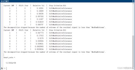 【心音信号】emd心音信号特征提取【含gui Matlab源码 1735期】 Csdn博客