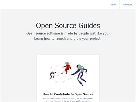 Open Source Guides Learn How To Launch And Grow Your Project