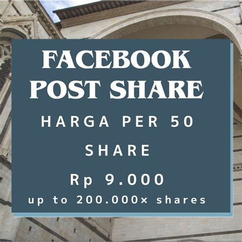 Jual Facebook Post Shareshare Postingan Fbshare Fb Harga Murah Proses