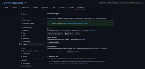 Provision A Free Personal Helm Chart Repo Using Github Gerk Elznik