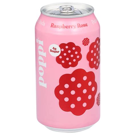 Save On Poppi Prebiotic Raspberry Rose Soda Order Online Delivery Giant
