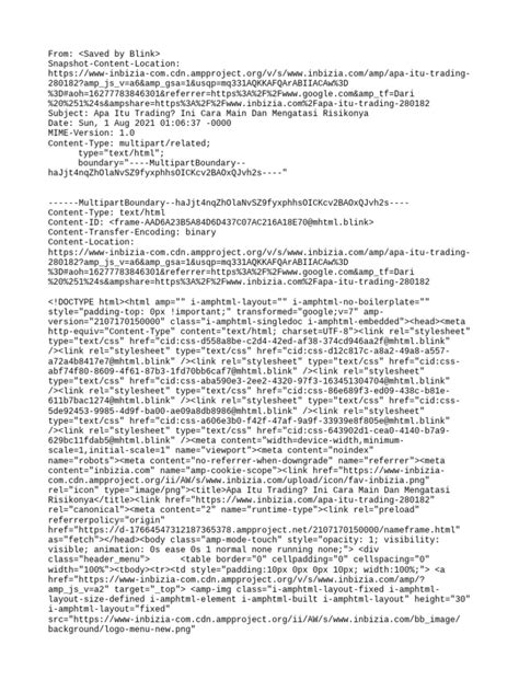 Apa Itu Trading Ini Cara Main Dan Mengatasi Risikonya Pdf