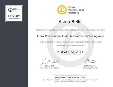 I Am Delighted To Report That I Have Earned The Linux Professional