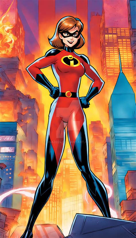 Helen Parr Elastic Girl In Her Incredibles Costume By Jsa2024 On Deviantart