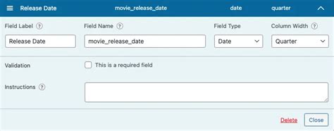 Custom Field Types Examples Settings Retrieval Display Update And Integration Admin And