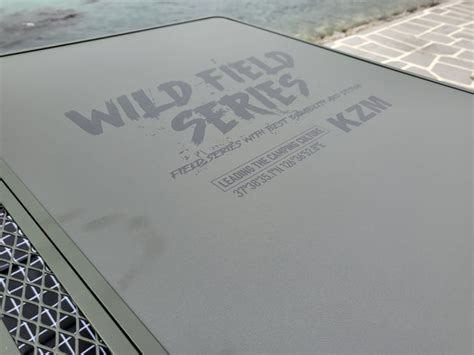 캠핑 차박 나들이용 테이블 추천 카즈미 와일드 필드 로우 Bbq 폴딩 테이블