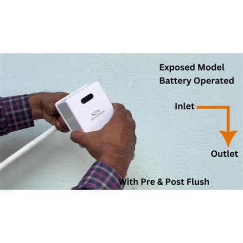 Sensoware Urinal Sensor Exposed Battery Operated Retrofit Automatic At