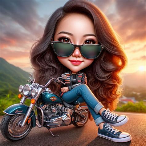 15 Chibi Motorcycle Ideas Chibi Camping Drawing Caricature
