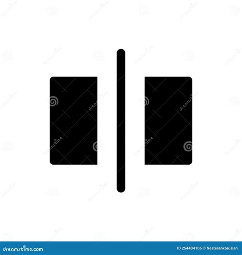 Transition Black Glyph Ui Icon Stock Vector Illustration Of Clip Filled 254404106
