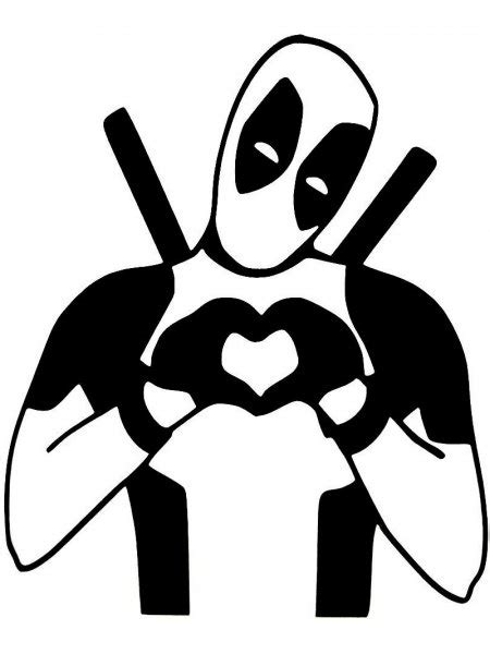 Free Printable Deadpool Stencils And Templates