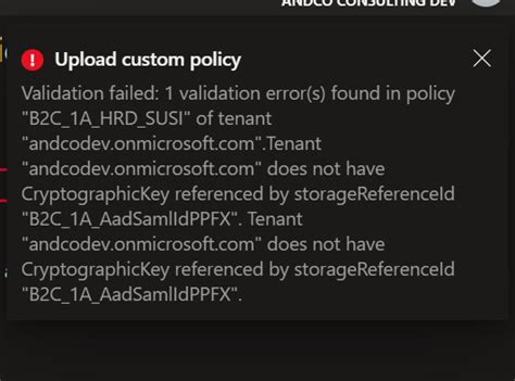 throwing error saying missing key · issue 536 · azure ad b2c samples · github