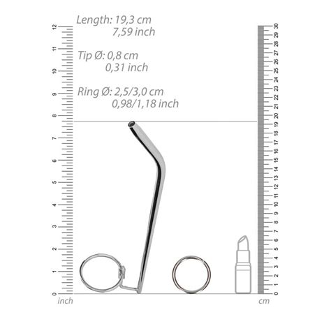 Ouch Urethral Sounding Metal Dilator Stick Shots Toys