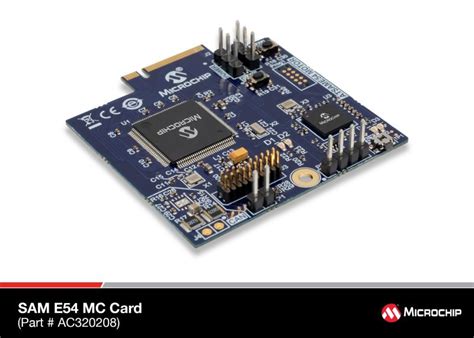 ATSAME54 MOTOR CONTROL MCU CARD
