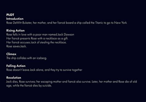 Movie Plot Titanic Behance