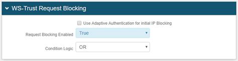WS Trust Request Blocking Configuration Guide