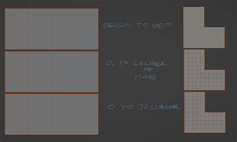 Modeling How To Origin To Geometry In One Axis Blender Stack Exchange