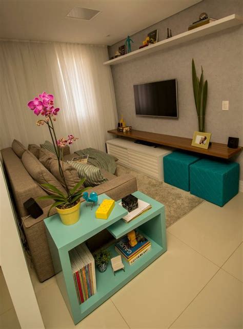 Ideias De Decoração Neutra Com Um Toque De Cor Small Living Room Decor Apartment Decor