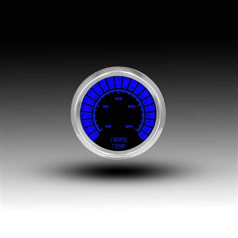 Transmission Temperature Led Analog Bargraph Chrome Gauge
