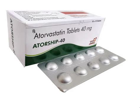 Atorvastatin Calcium 40 Mg Tablet At ₹ 160 0 Box Atorvastatin Tablet In Bhiwani Id