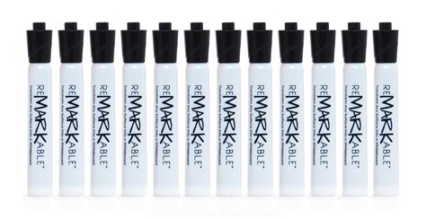 Remarkable Low Odor Dry Erase Chisel Edge Markers 12 Pack