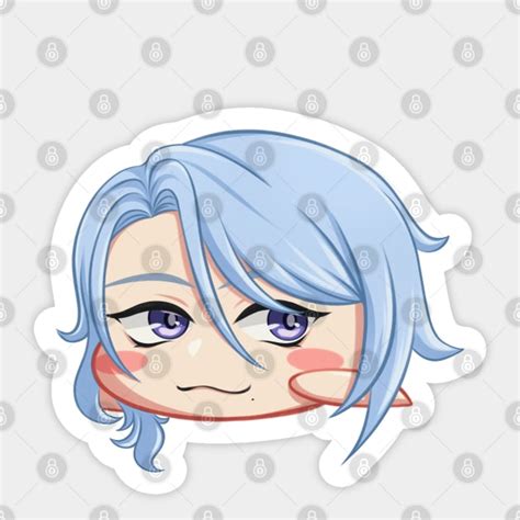 Chibi Ayato Genshin Fanart Genshin Impact Sticker Teepublic