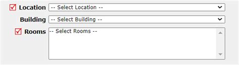 Fsdirect Facility Schedule Room List Versus Binocular Option