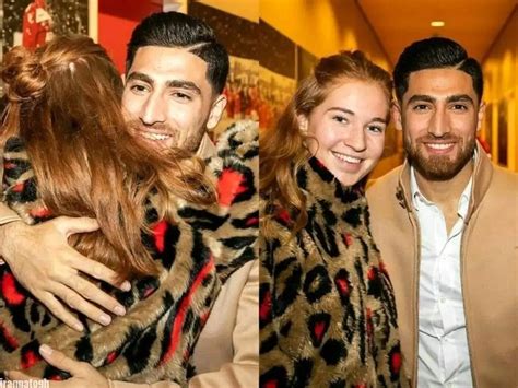 آیا این خانم، زن خارجی علیرضا جهانبخش است؟