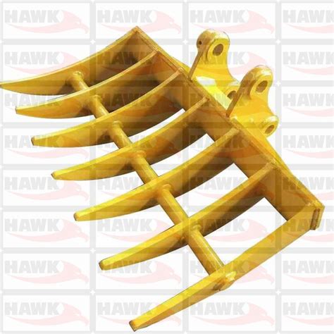 China Mini Excavator Root Rake Manufacturers Suppliers Factory Customized Service Hawk
